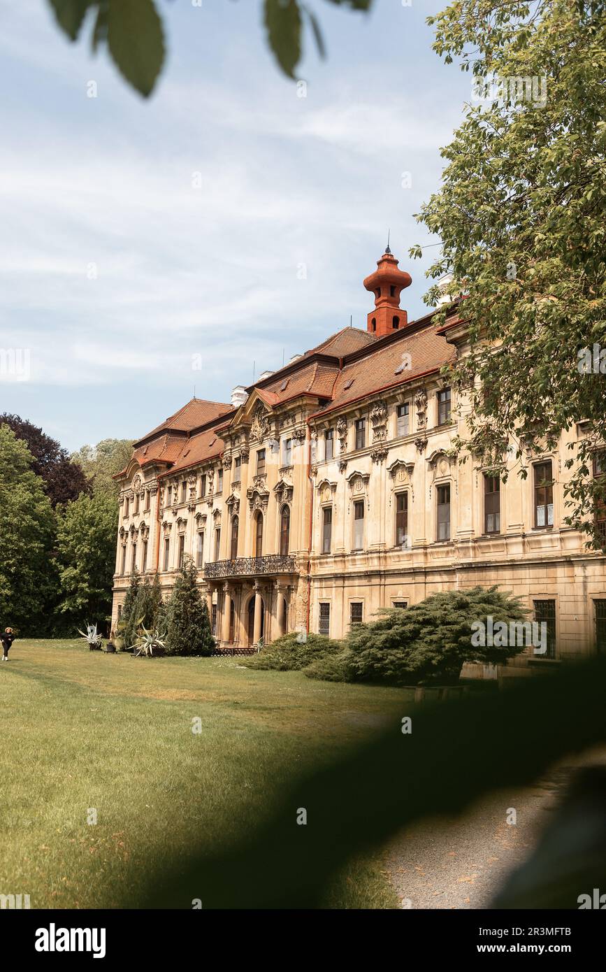Czech castle Mesice Stock Photo - Alamy