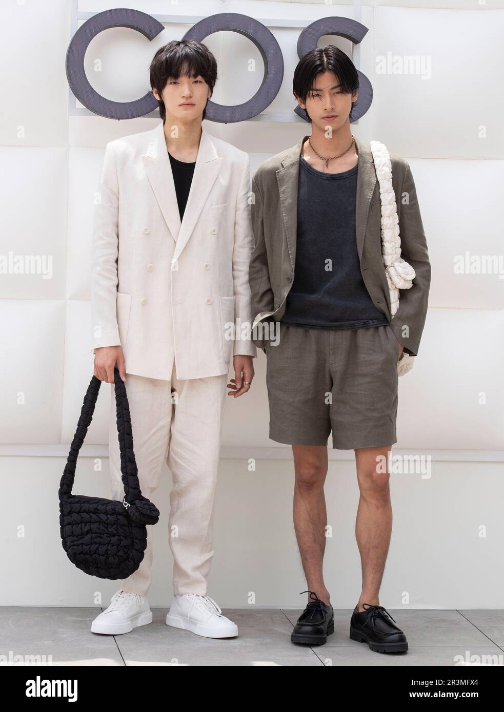 Seoul, South Korea. 24th May, 2023. (L to R) South Korean model Srung ...