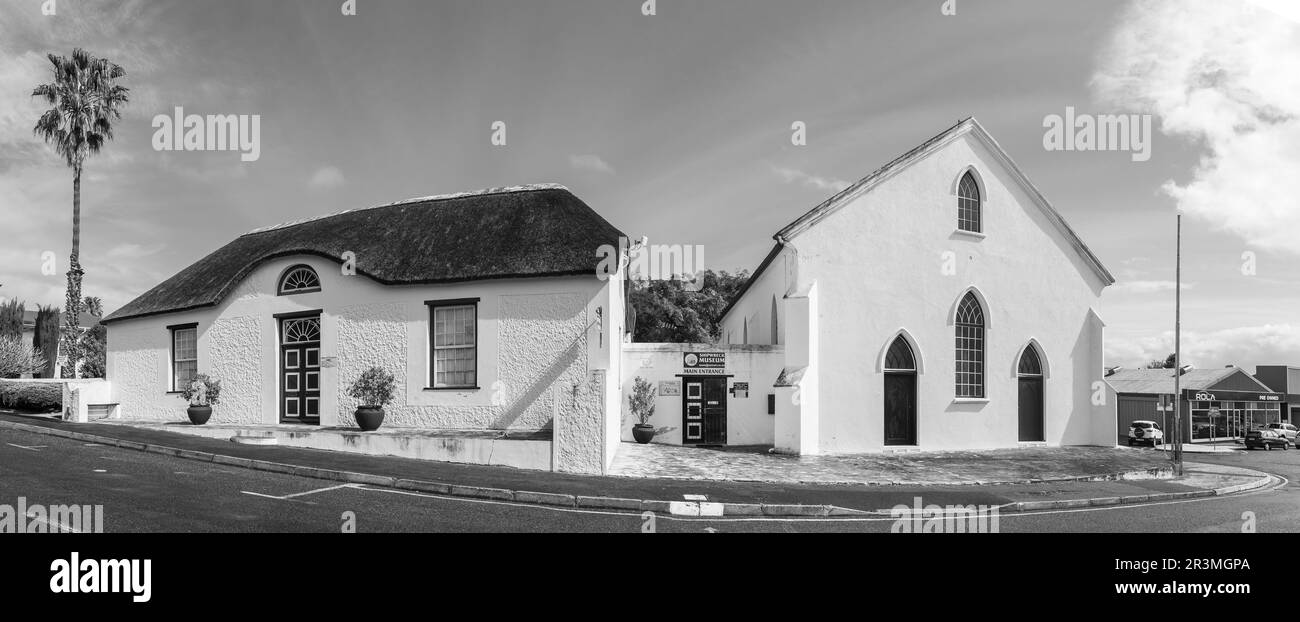 Bredasdorp, South Africa - Sep 23, 2022: A street scene, with the ...
