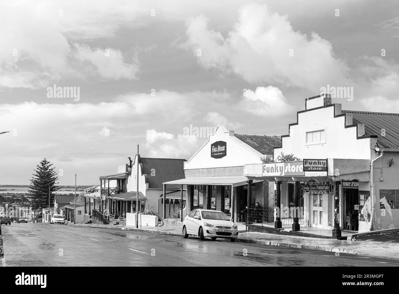 Bredasdorp, South Africa - Sep 23, 2022: A street scene, with ...