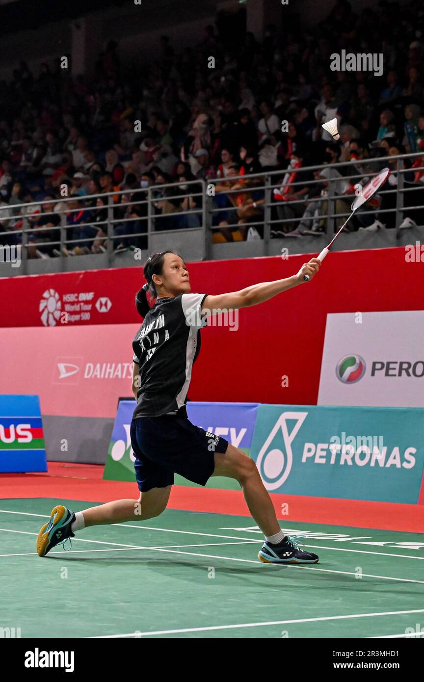 Kuala Lumpur, Malaysia. 24th May, 2023. China's Zhang Yiman competes ...