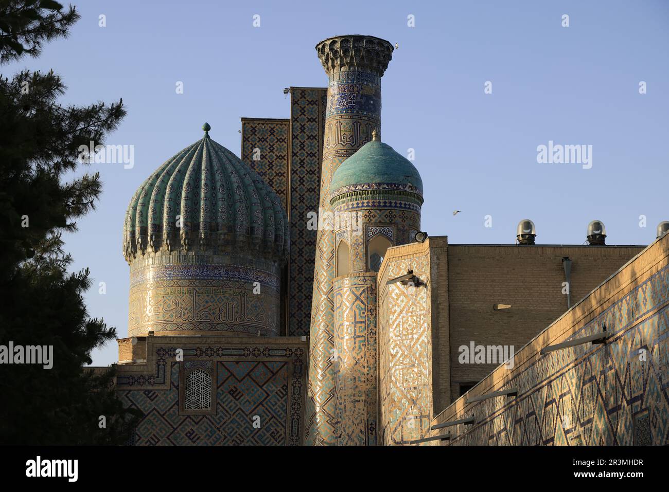 Detail of the Registan square in Samarkand, Uzbekistan Stock Photo - Alamy