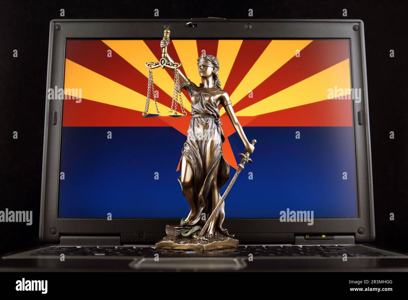Arizona state flag hi-res stock photography and images - Alamy