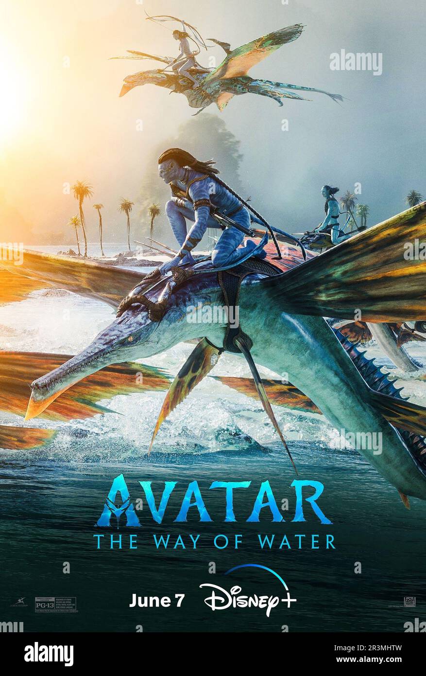 AVATAR: THE WAY OF WATER, US poster, Lo'ak (voice: Britain Dalton ...