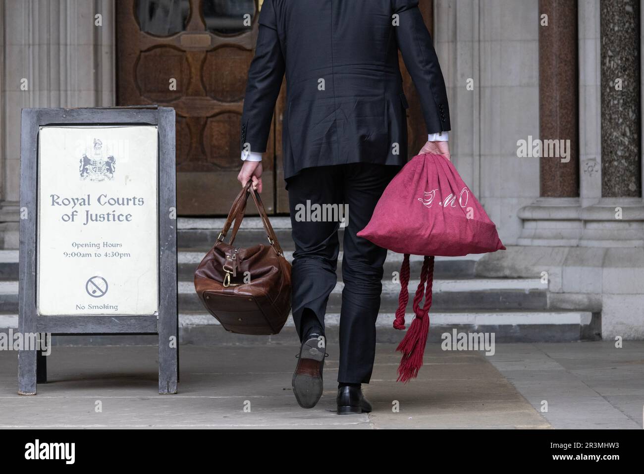 Barristers and lawyers in the legal epicentre of the judicial system at ...