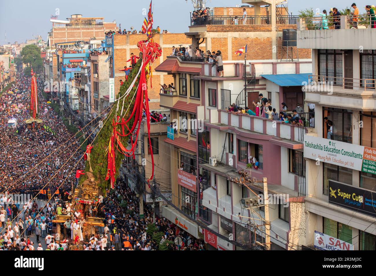 Rato Machhindranath Jatra - Nepal Festival Stock Photo - Alamy