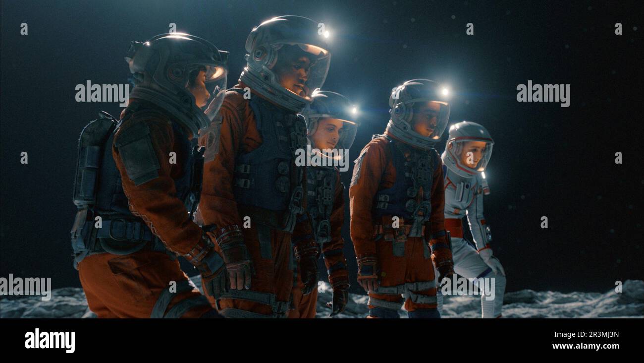 CRATER, from left: Orson Hong, Thomas Boyce, Billy Barratt, Isaiah ...