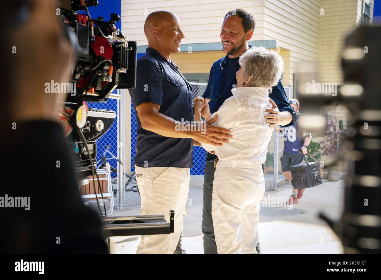 FAST X, (aka FAST & FURIOUS 10), from left: Vin Diesel, director Louis ...