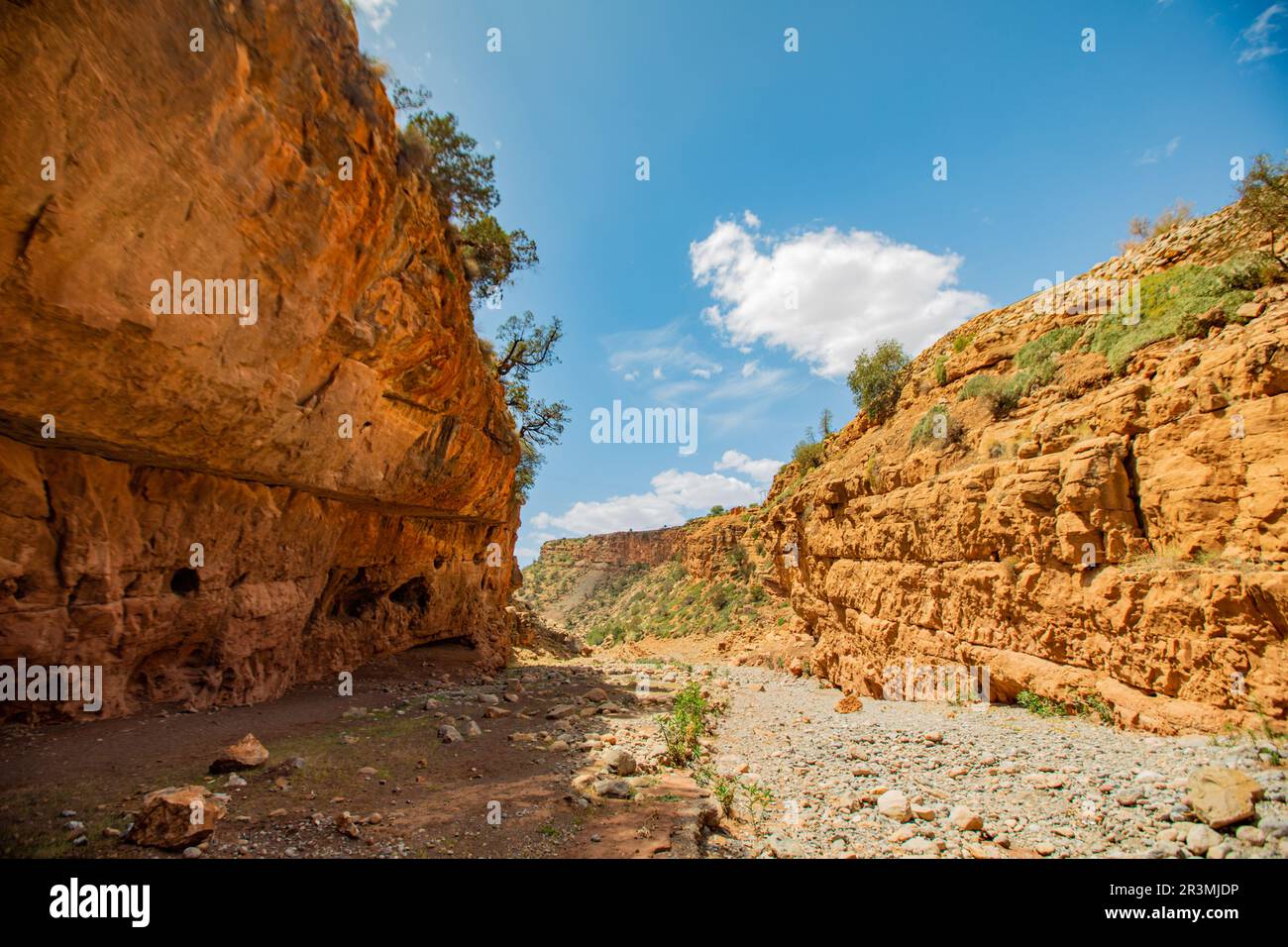 River banks of Ahansal river in Morocco Stock Photo - Alamy
