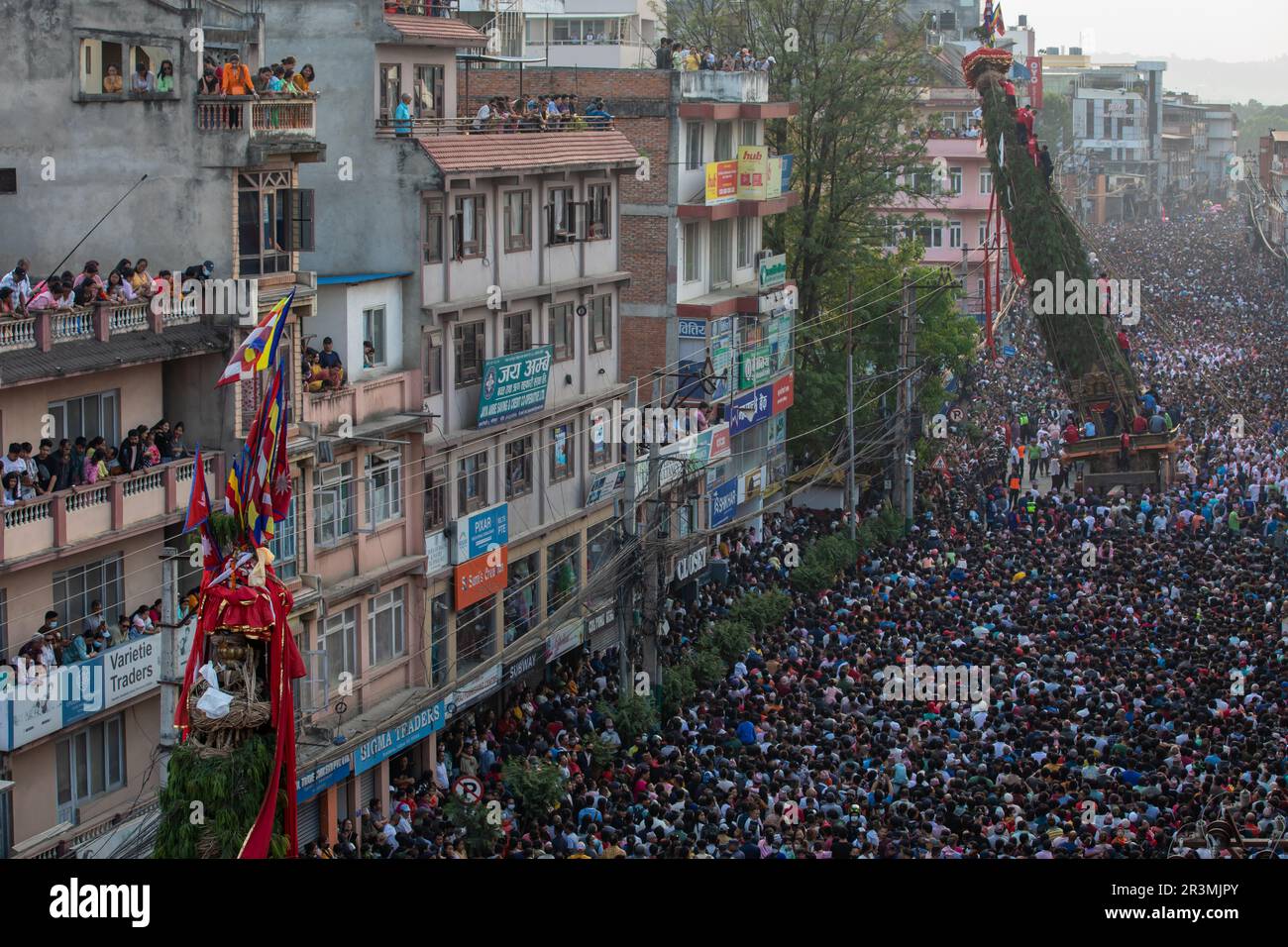 Rato Machhindranath Jatra - Nepal Festival Stock Photo - Alamy