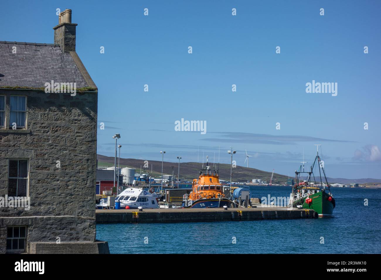 Lerwick and the shetland island Stock Photo - Alamy