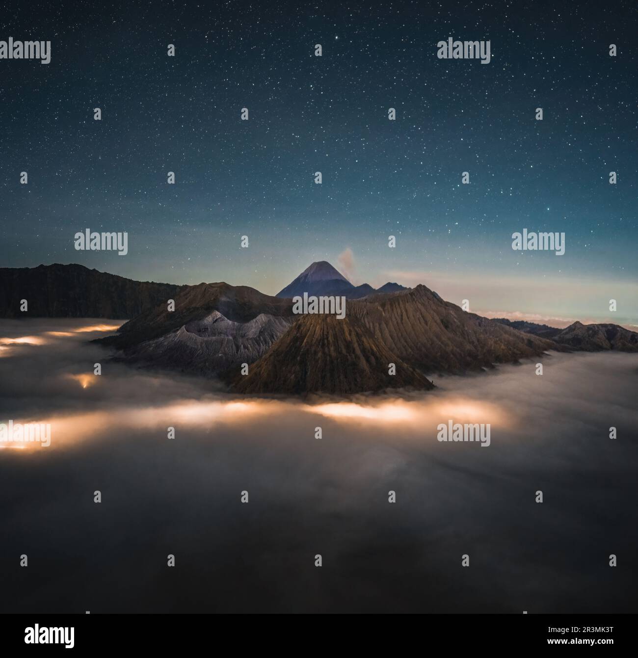 The Milky way across Mt.Bromo,East Java,Indonesia Stock Photo - Alamy