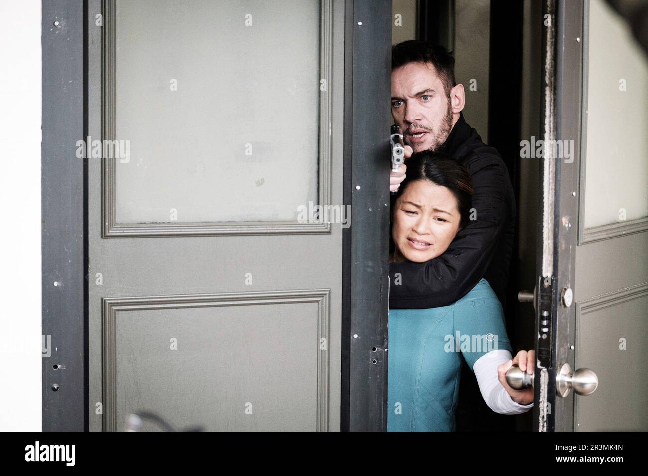 MERCY, Jonathan Rhys Meyers (bottom), 2023. © ph: Luka Cyprian /© Front Street Pictures ...