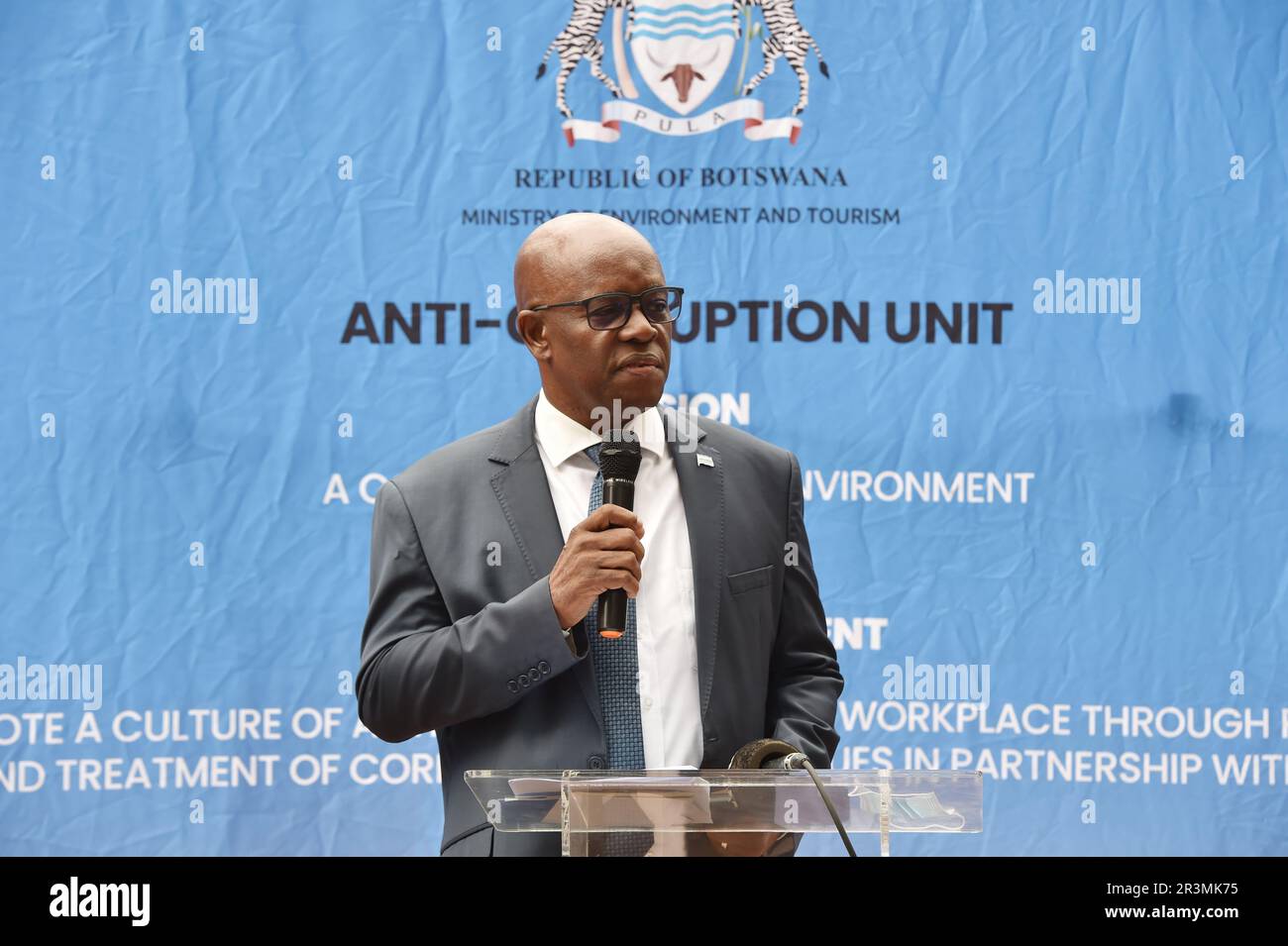 Gaborone, Gaborone. 23rd May, 2023. Thato Raphaka, permanent secretary ...