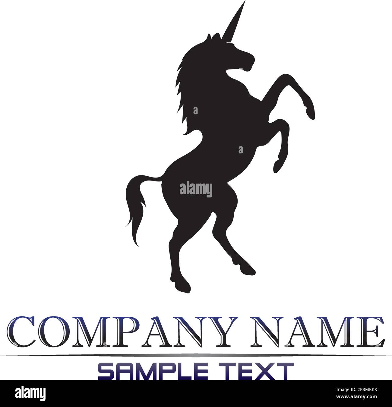 Pegasus Vector Logo Template vector illustration Stock Vector Image ...