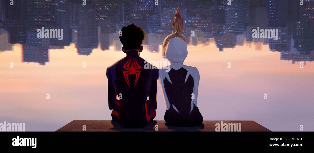 SPIDER-MAN: ACROSS THE SPIDER-VERSE PART ONE, from left: Spider-Man ...