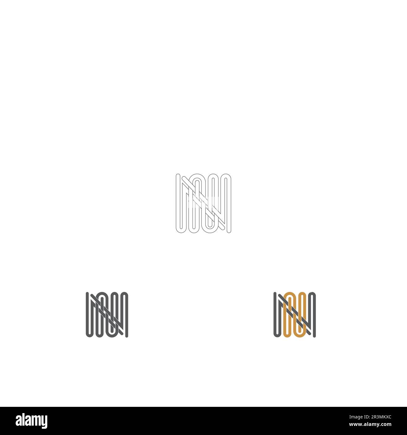 Alphabet Initials logo NN, N, N and N Stock Vector Image & Art - Alamy
