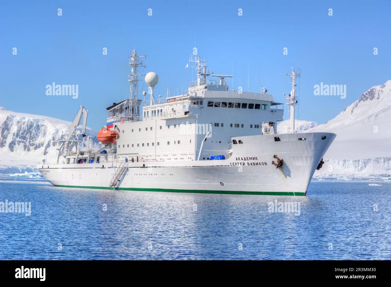 Akademik Sergey Vavilov Vessel on a cruise in Antarctica Stock Photo ...