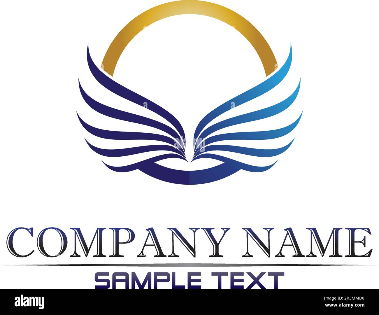 Wing bird falcon love logo Stock Vector Image & Art - Alamy