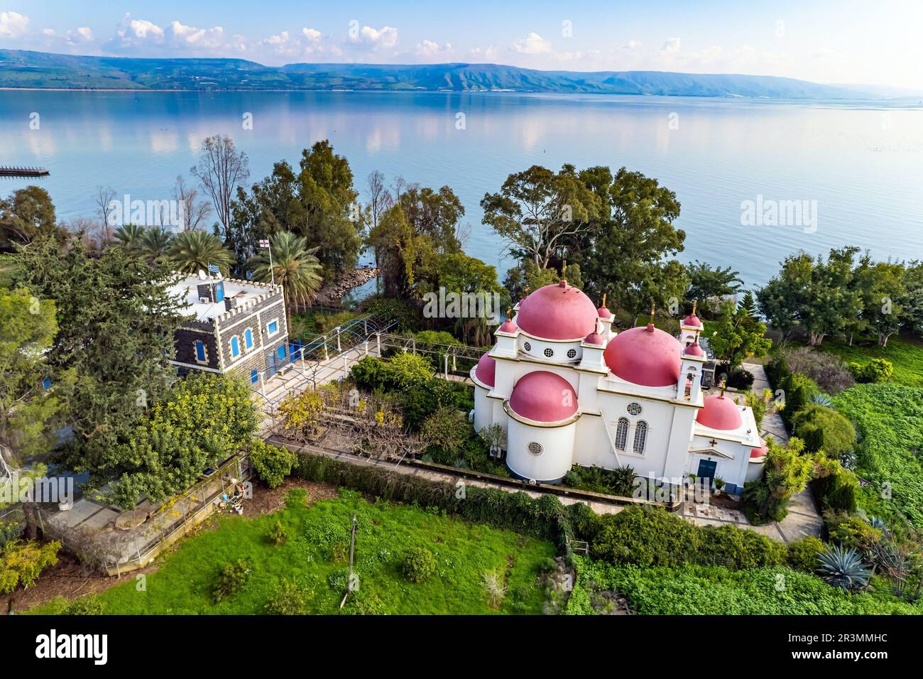 Greek Orthodox monastery Stock Photo - Alamy