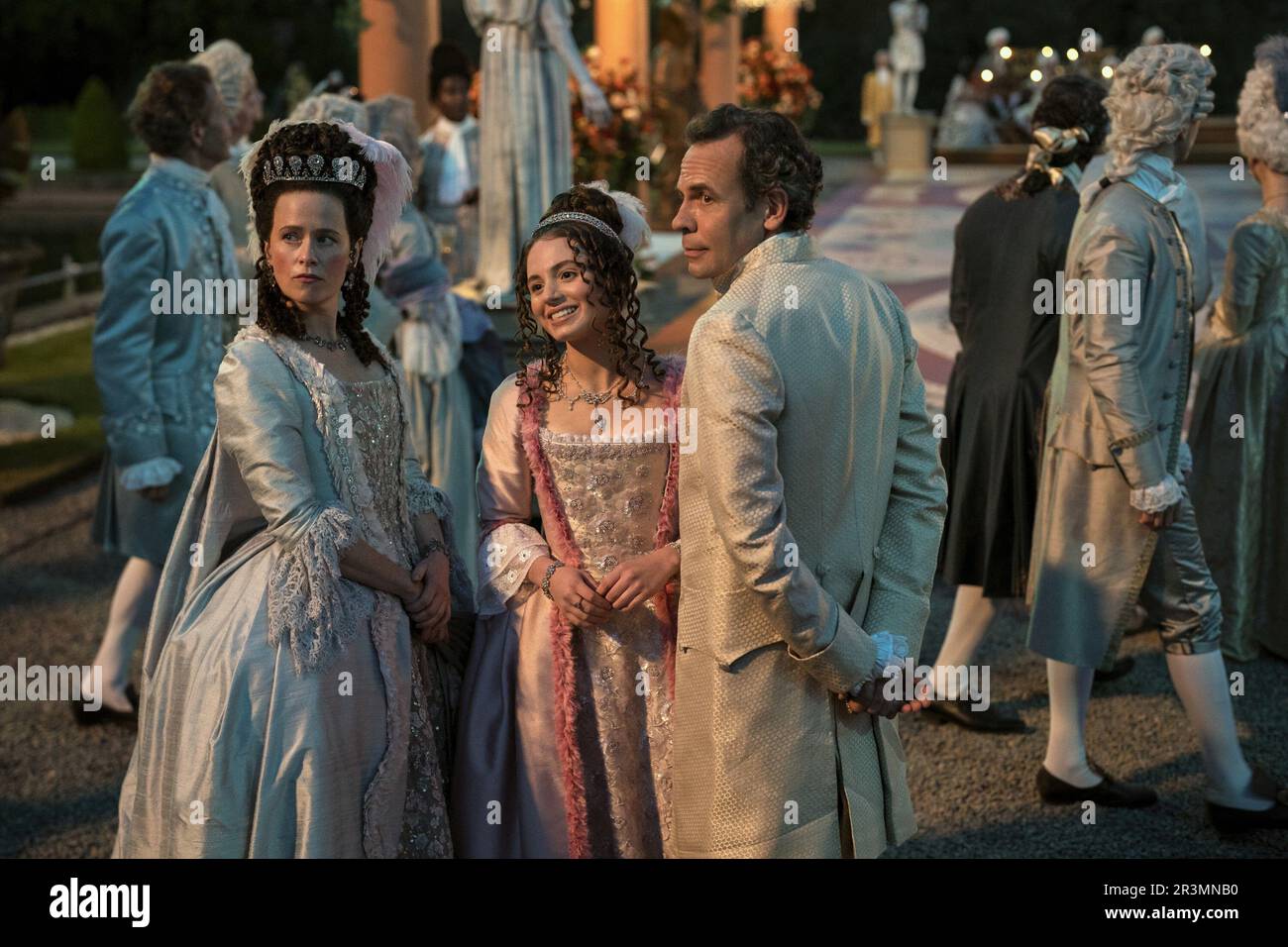 QUEEN CHARLOTTE: A BRIDGERTON STORY, from left: Katie Brayben, Connie ...