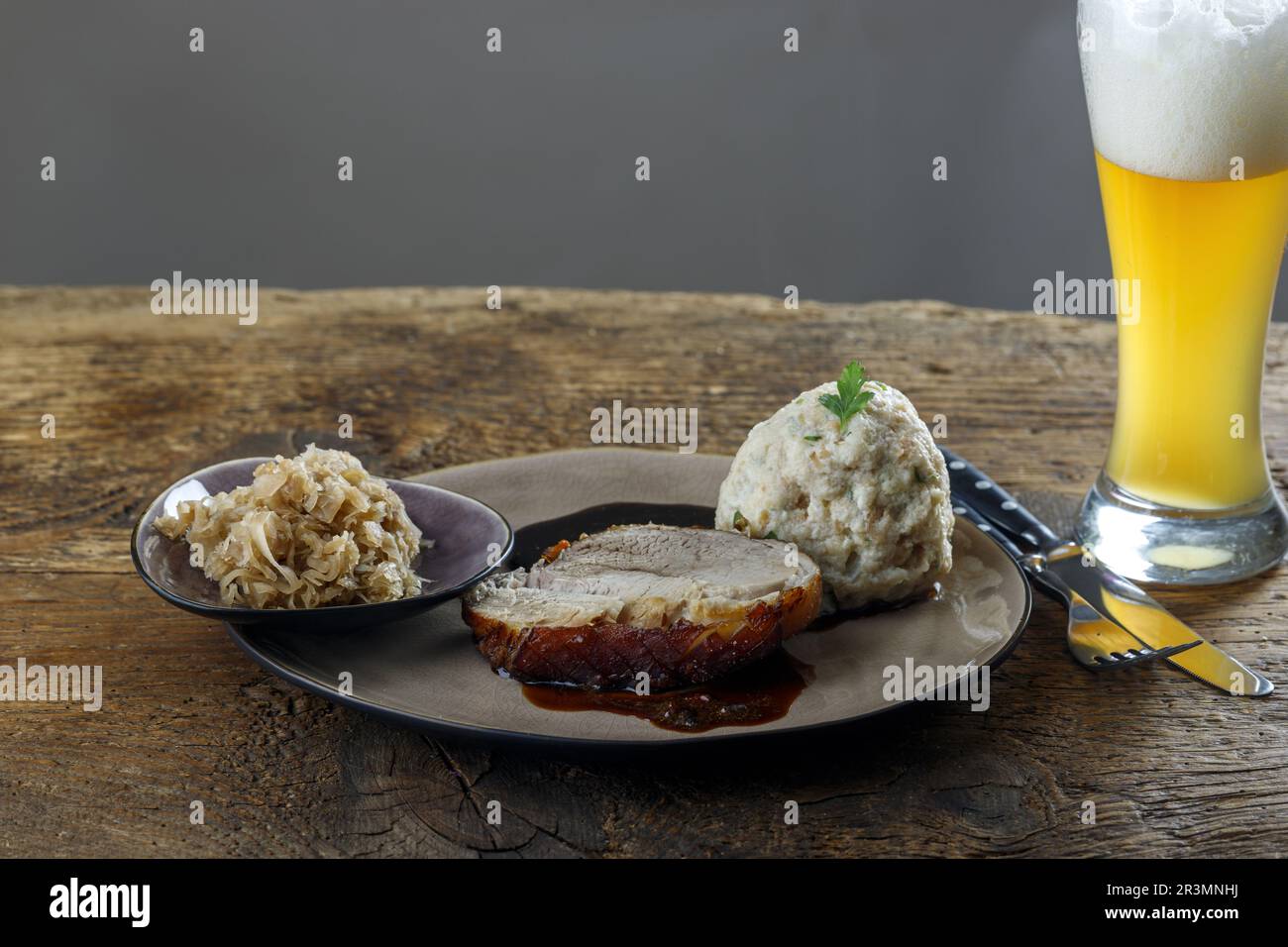 Beer pork roast dark hi-res stock photography and images - Alamy