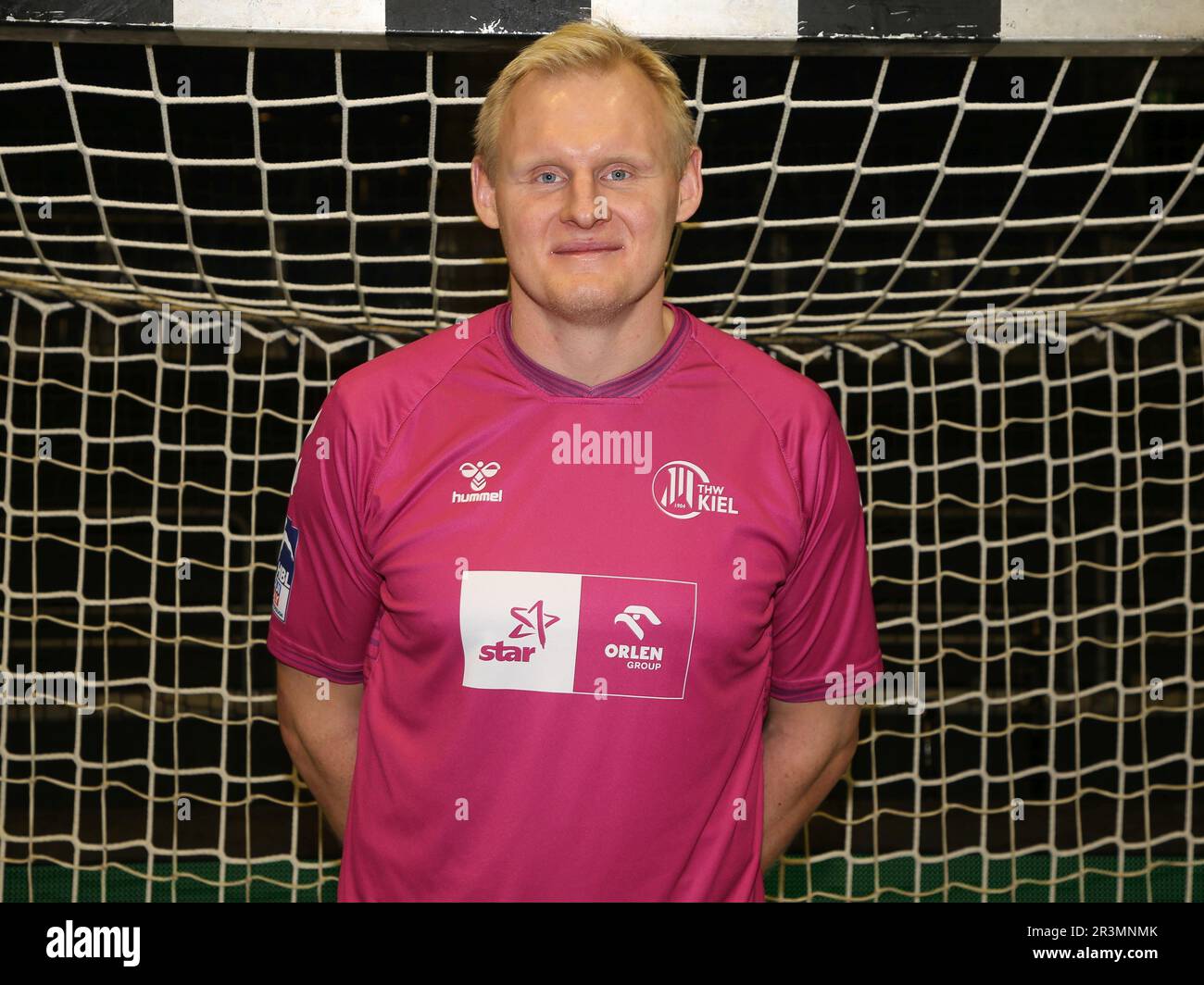 German handball player Patrick Wiencek (THW Kiel) Liqui Moly HBL ...