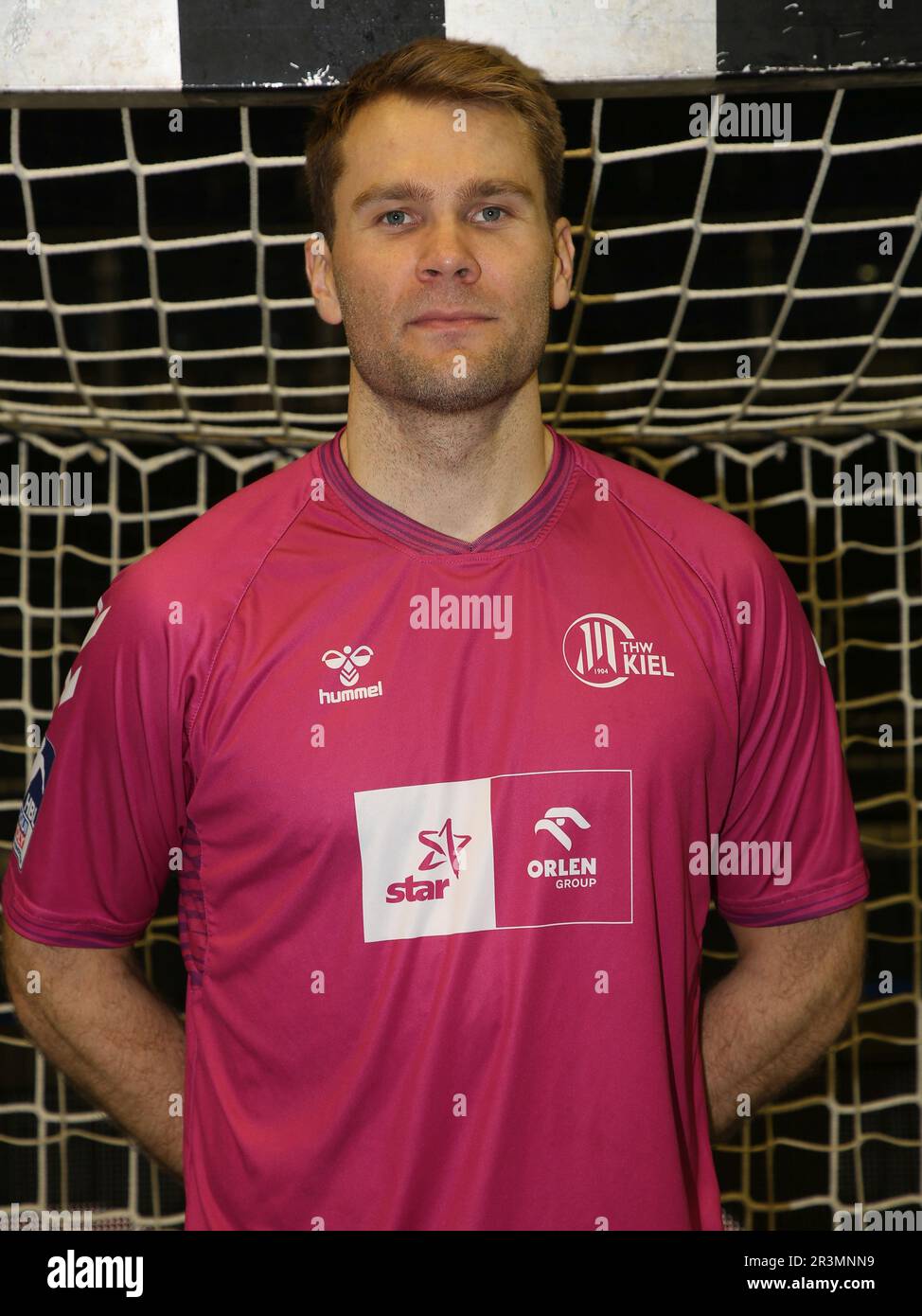 Norwegian handball player Petter Ã˜verby (THW Kiel) Liqui Moly HBL ...