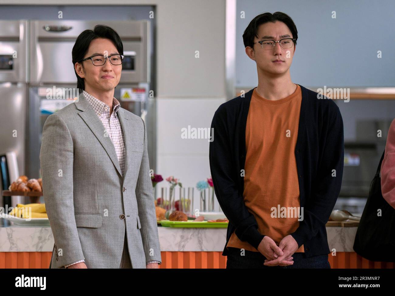 XO KITTY, (aka XO, KITTY), from left: Michael K. Lee, Peter Thurnwald, OTP', (Season 1, ep. 110 ...