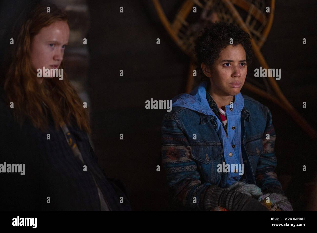 YELLOWJACKETS, from left: Liv Hewson, Jasmin Savoy Brown, 'Burial ...