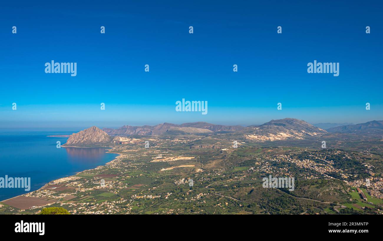 The Mediterranean Coast and Bay of the Gulf of Bonagia in Western ...