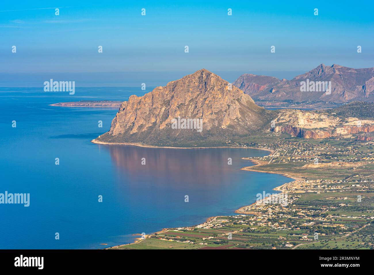 The Mediterranean Coast and Bay of the Gulf of Bonagia in Western ...