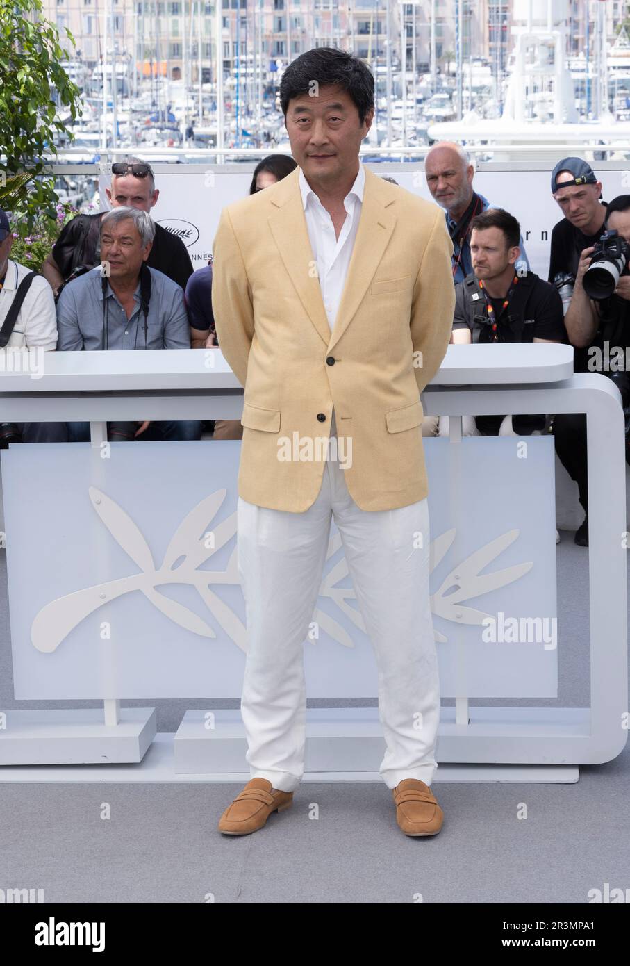 Stephen Park poses for photographers at the photo call for the film ...