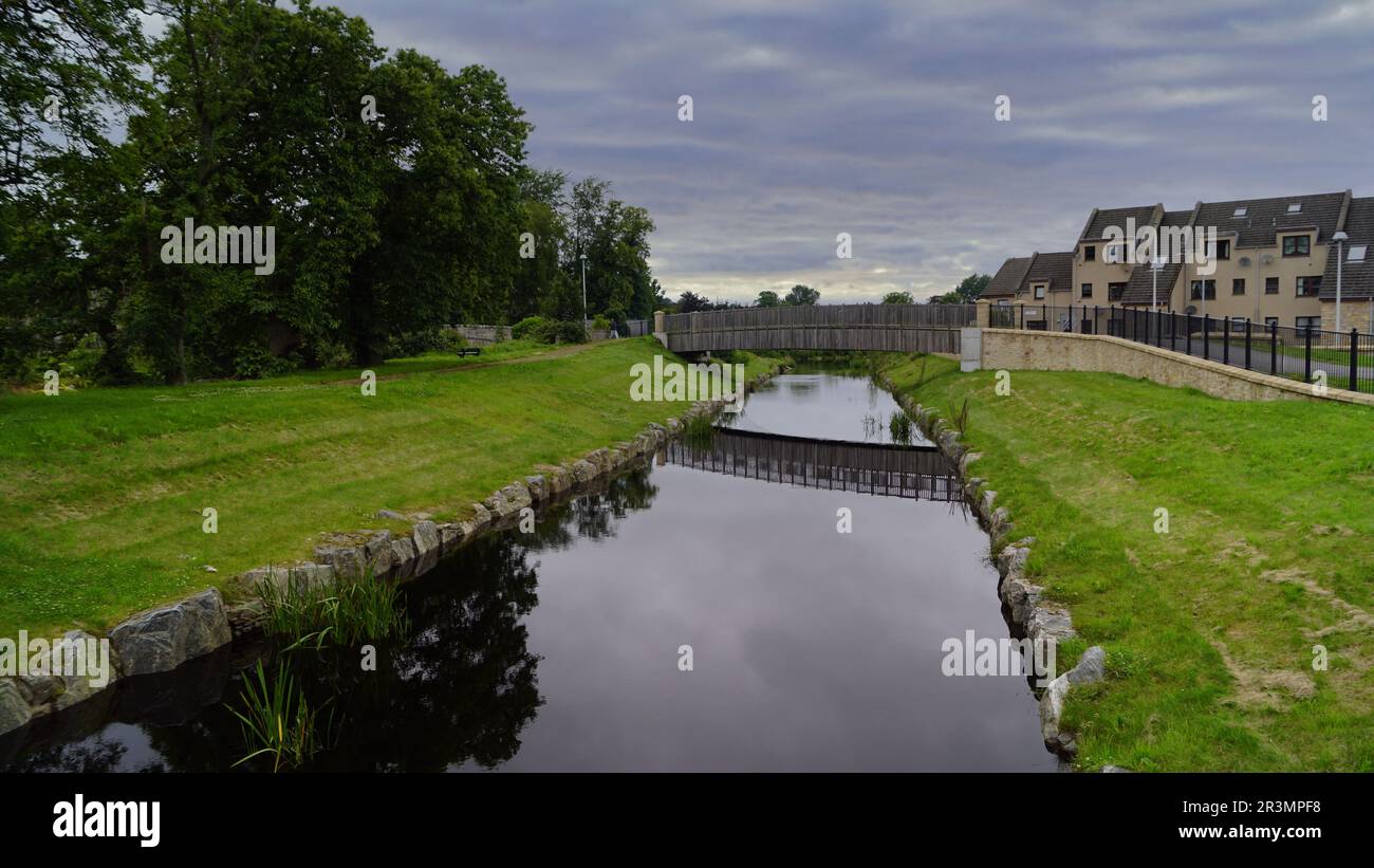 River Lossie in Elgin in Scotland Stock Photo - Alamy