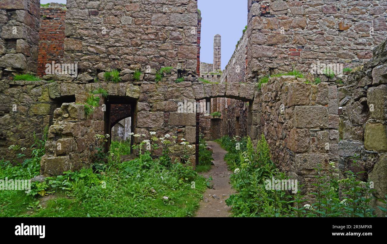 The New Slains Castle in Scotland Stock Photo - Alamy