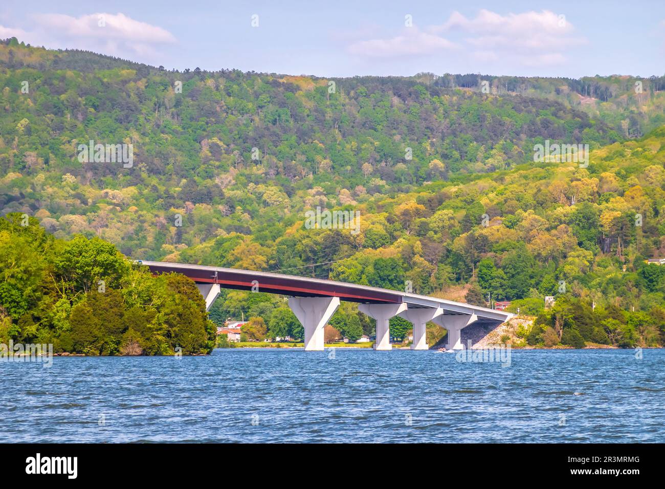 Nature and tennessee river scenic views at jasper rest area Stock Photo ...
