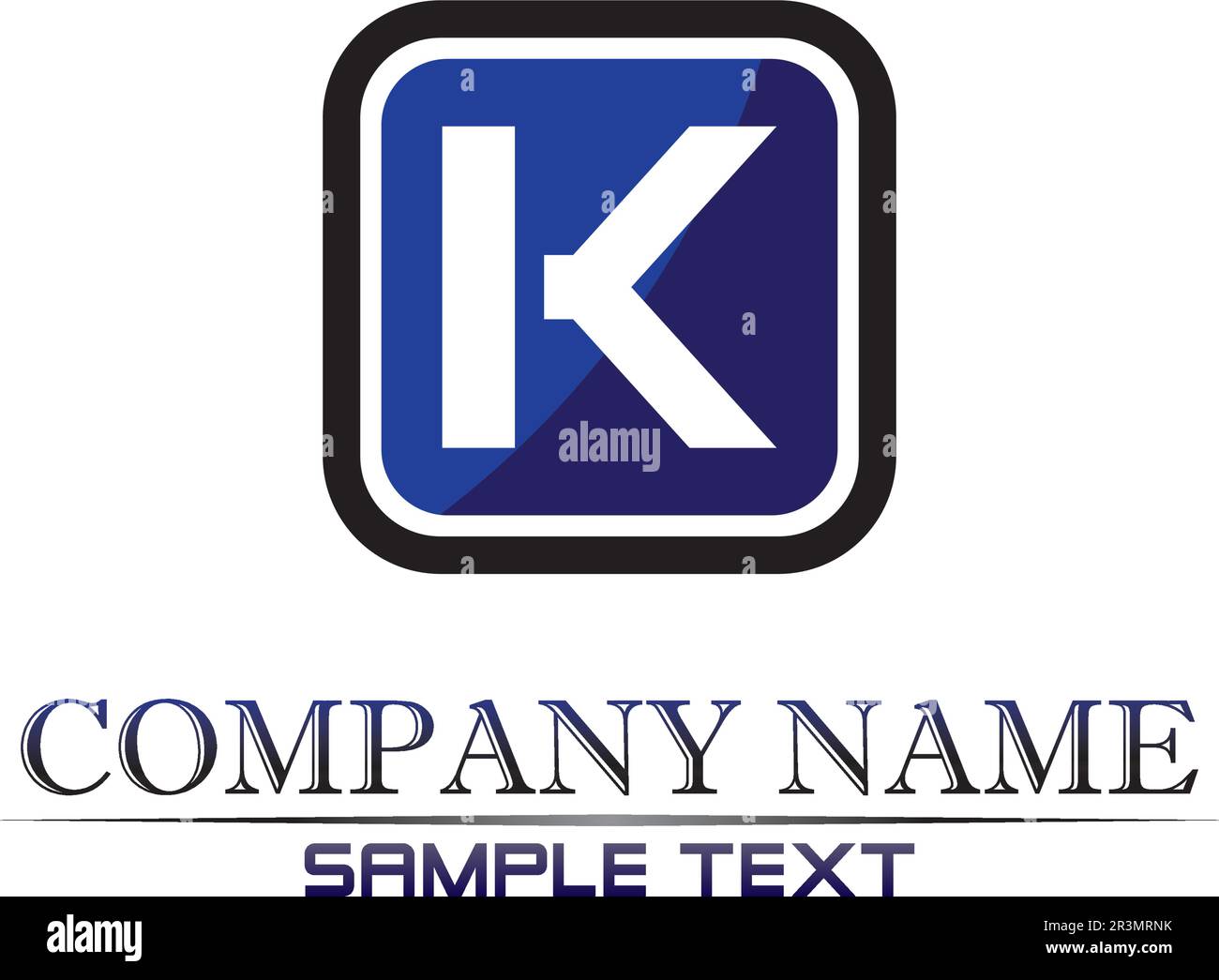 k letter k logo design and vector Stock Vector Image & Art - Alamy