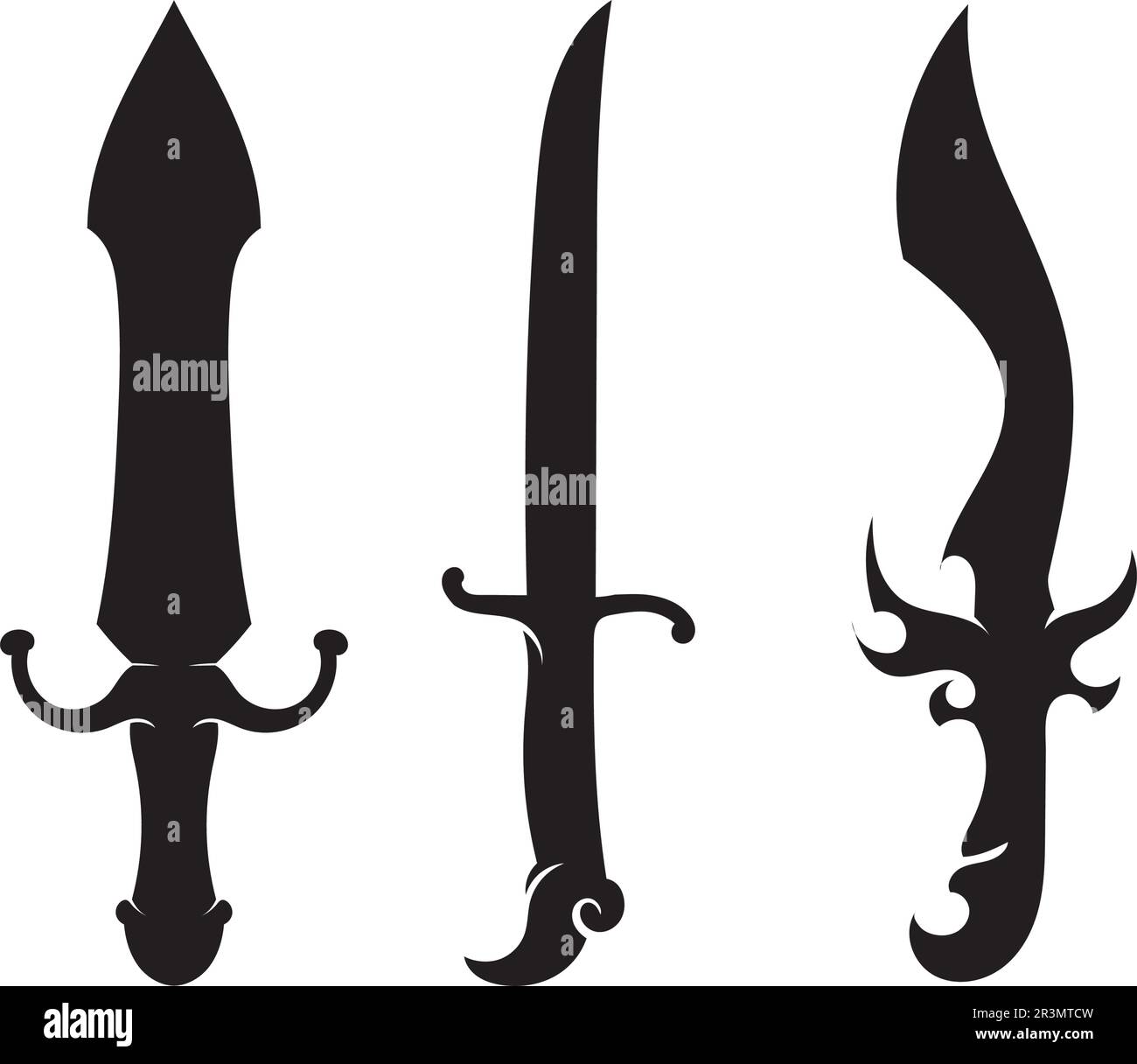 Cross swords icon flat. Simple vector symbol and bonus icon Stock ...