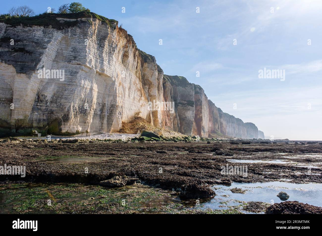 The pebble beach and the cliffs at Saint-Pierre-En-Port | La plage de ...