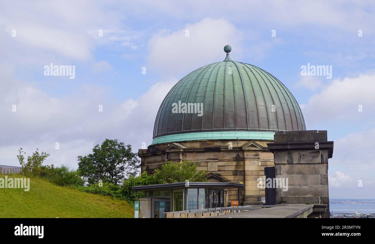 City Observatory Calton Hill Edinburgh Stock Photo - Alamy