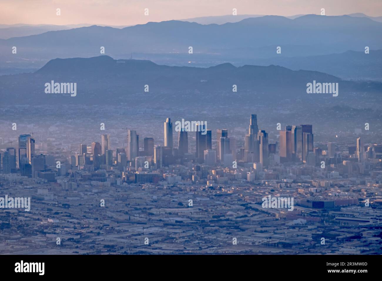 Flying over los angeles freeway hi-res stock photography and images - Alamy
