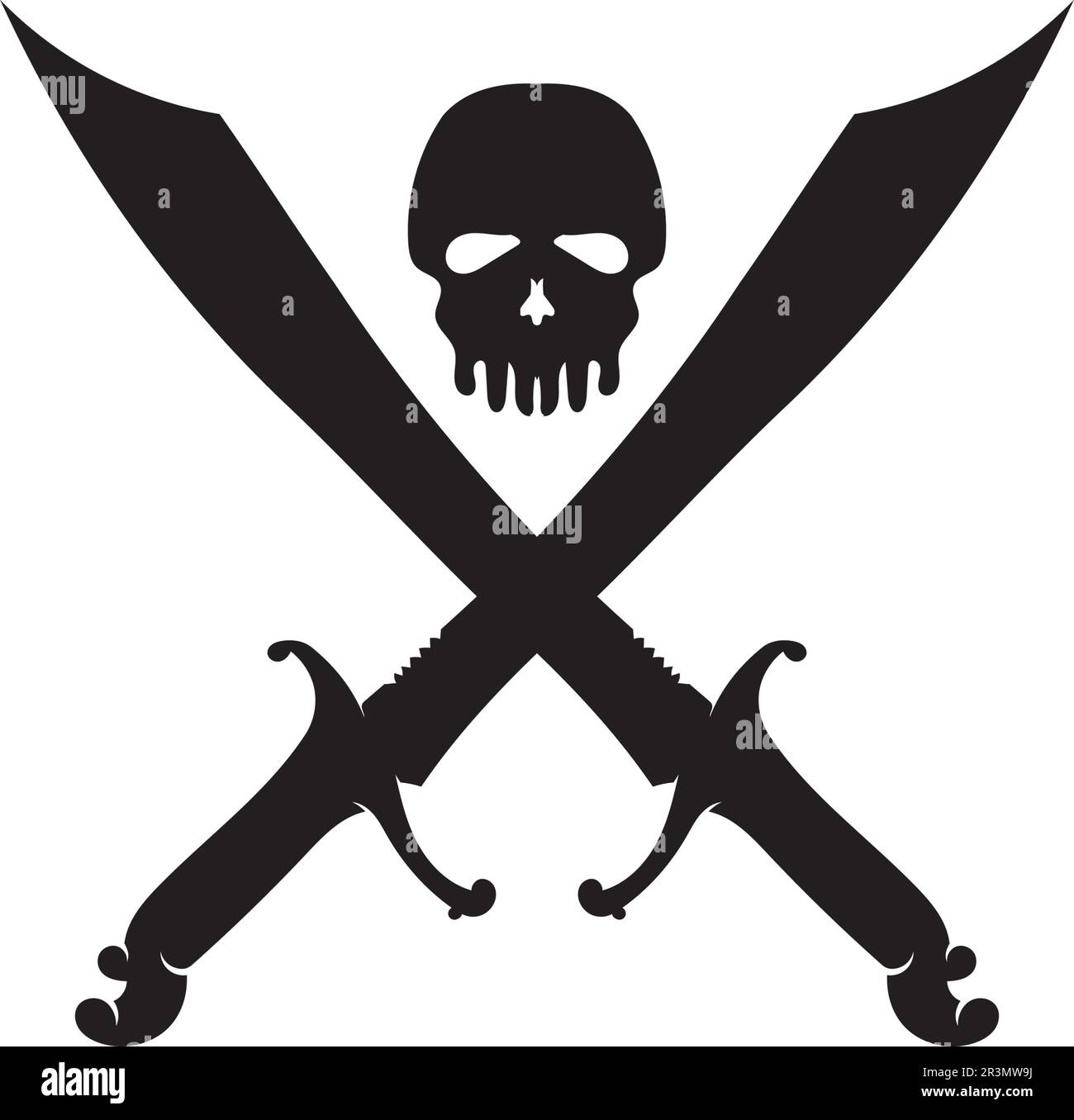 Cross swords icon flat. Simple vector symbol and bonus icon Stock ...