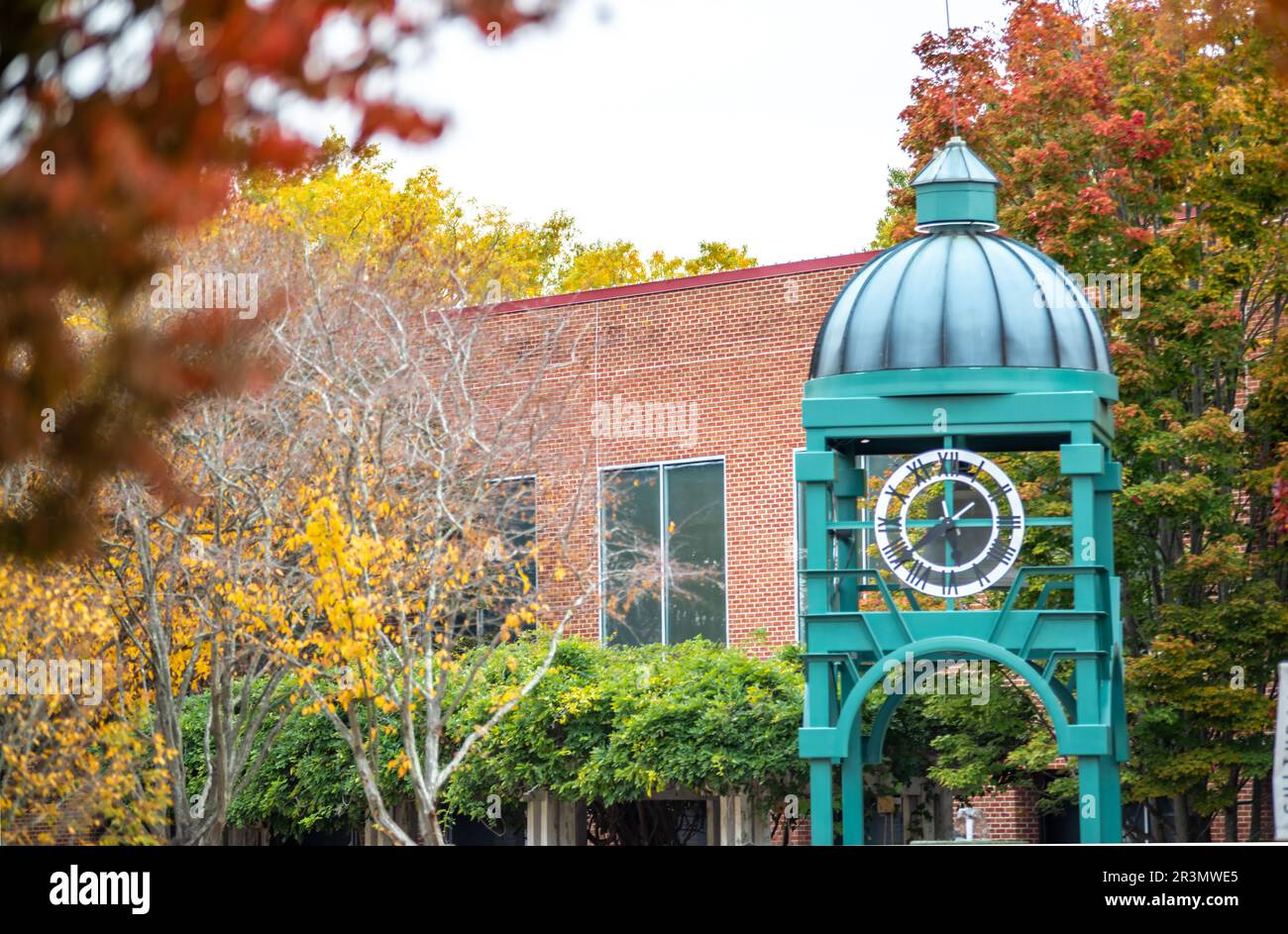 Rock hill south carolina downtown autumn season Stock Photo - Alamy