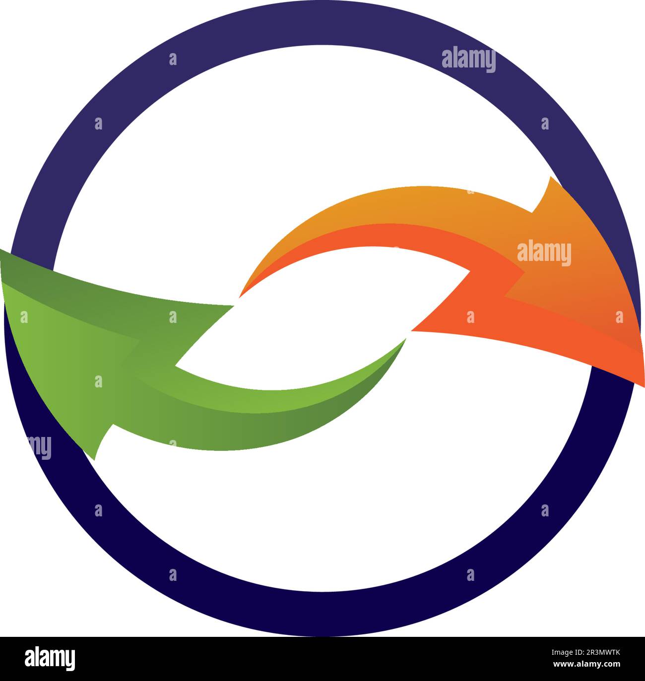 Arrows vector illustration icon Logo Template design Stock Vector Image ...