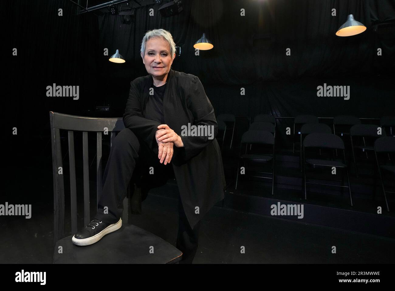 Mexican actor, acting teacher and director Adriana Barraza poses for a ...