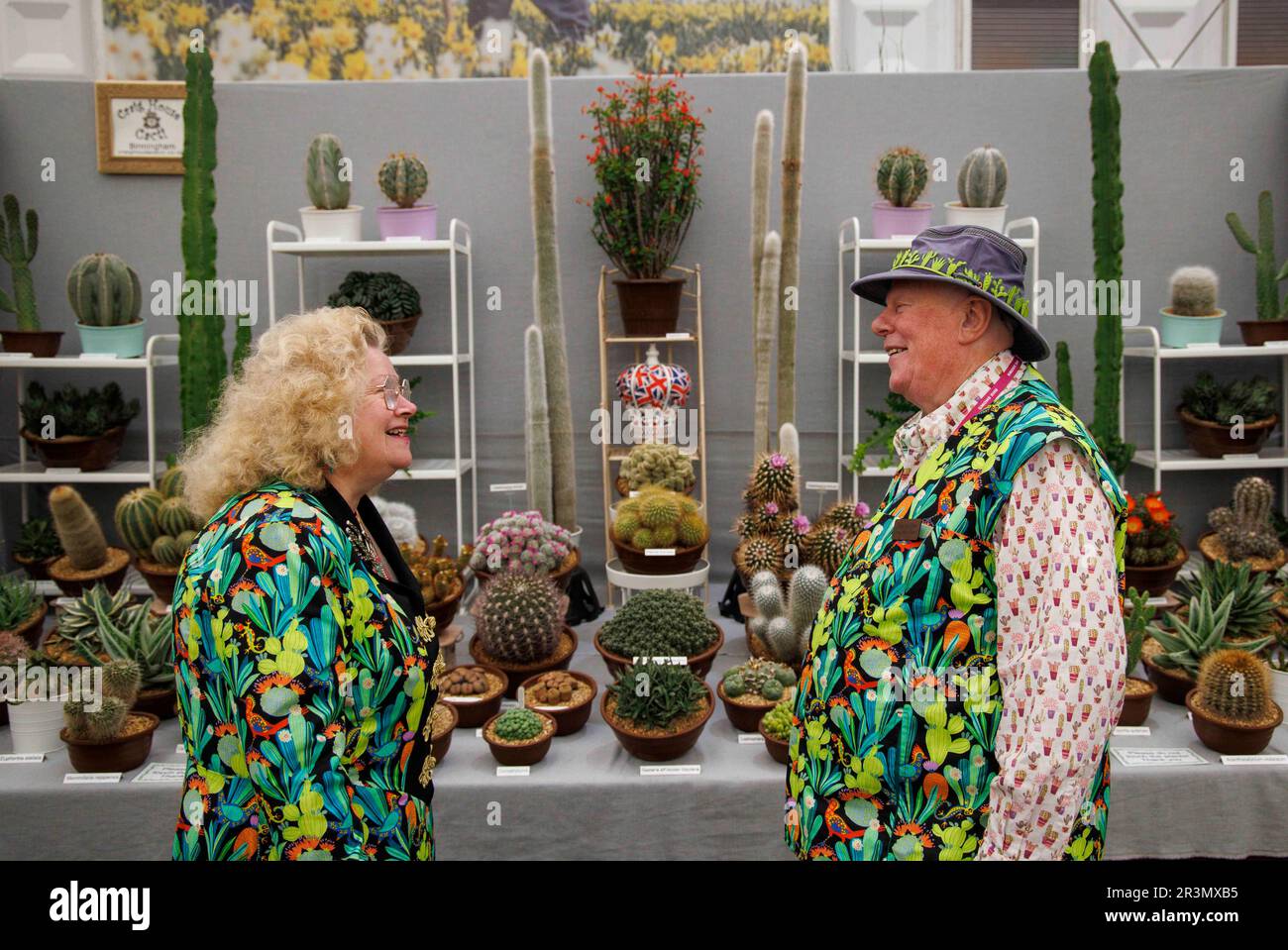 London, UK. 23rd May, 2023. A Cactus Stand RHS Chelsea Flower Show ...
