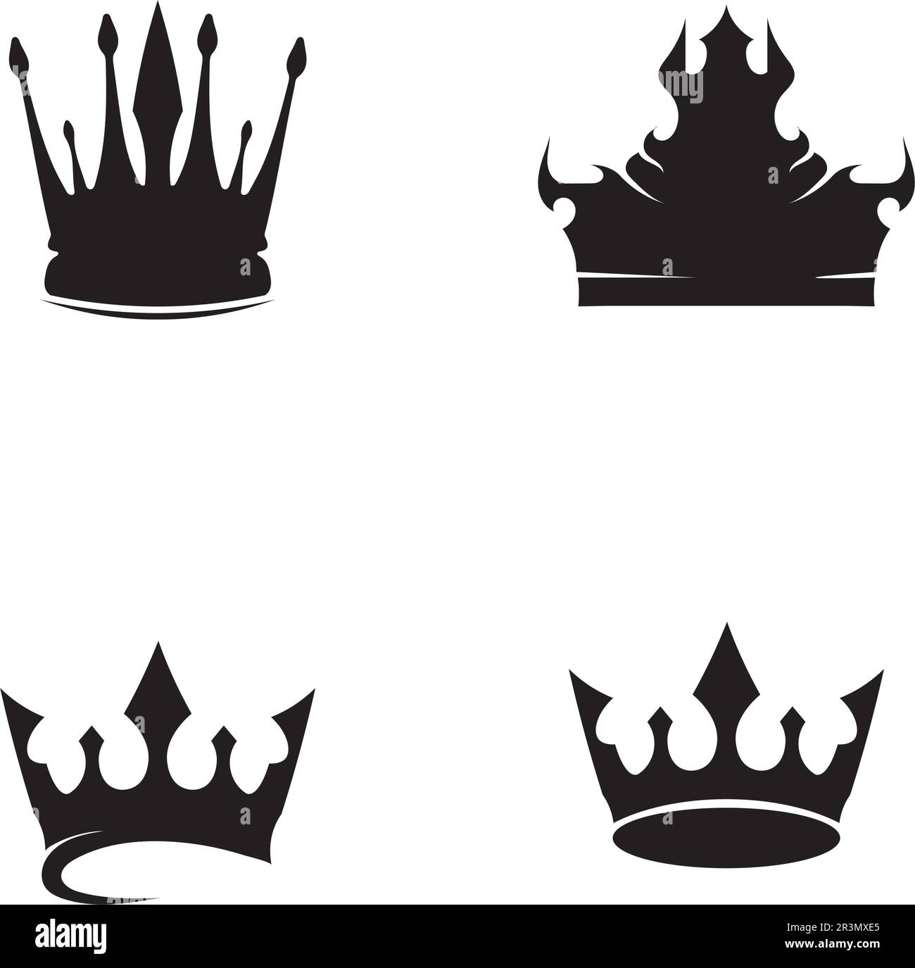 Crown Logo and king Template vector illustration Stock Vector Image ...