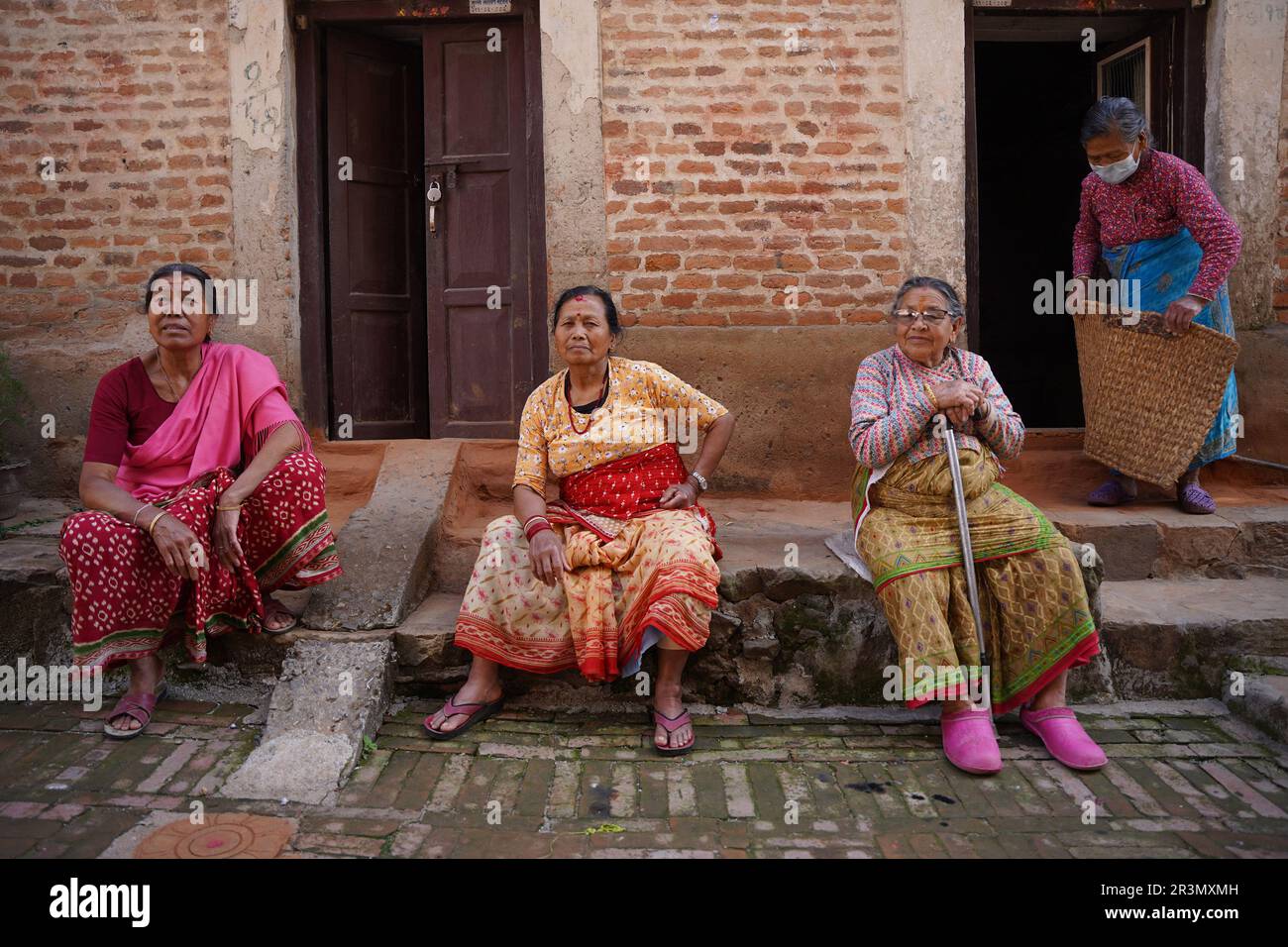 Kathmandu, Nepal. 24th May, 2023. Members of the Newa community, native ...
