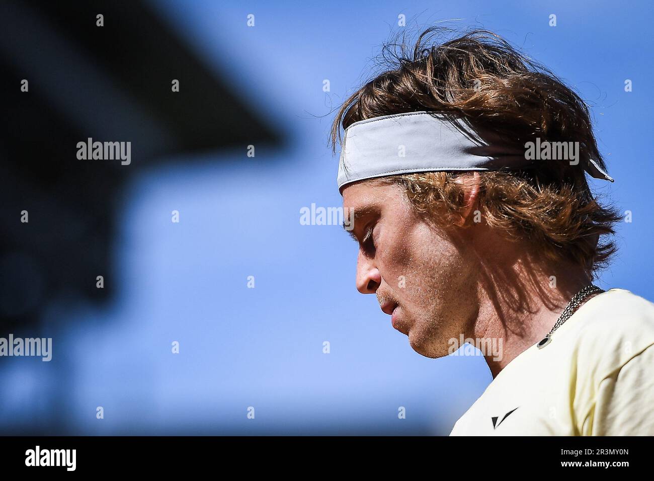 Paris, France, France. 24th May, 2023. Andrey RUBLEV of Russia during a ...