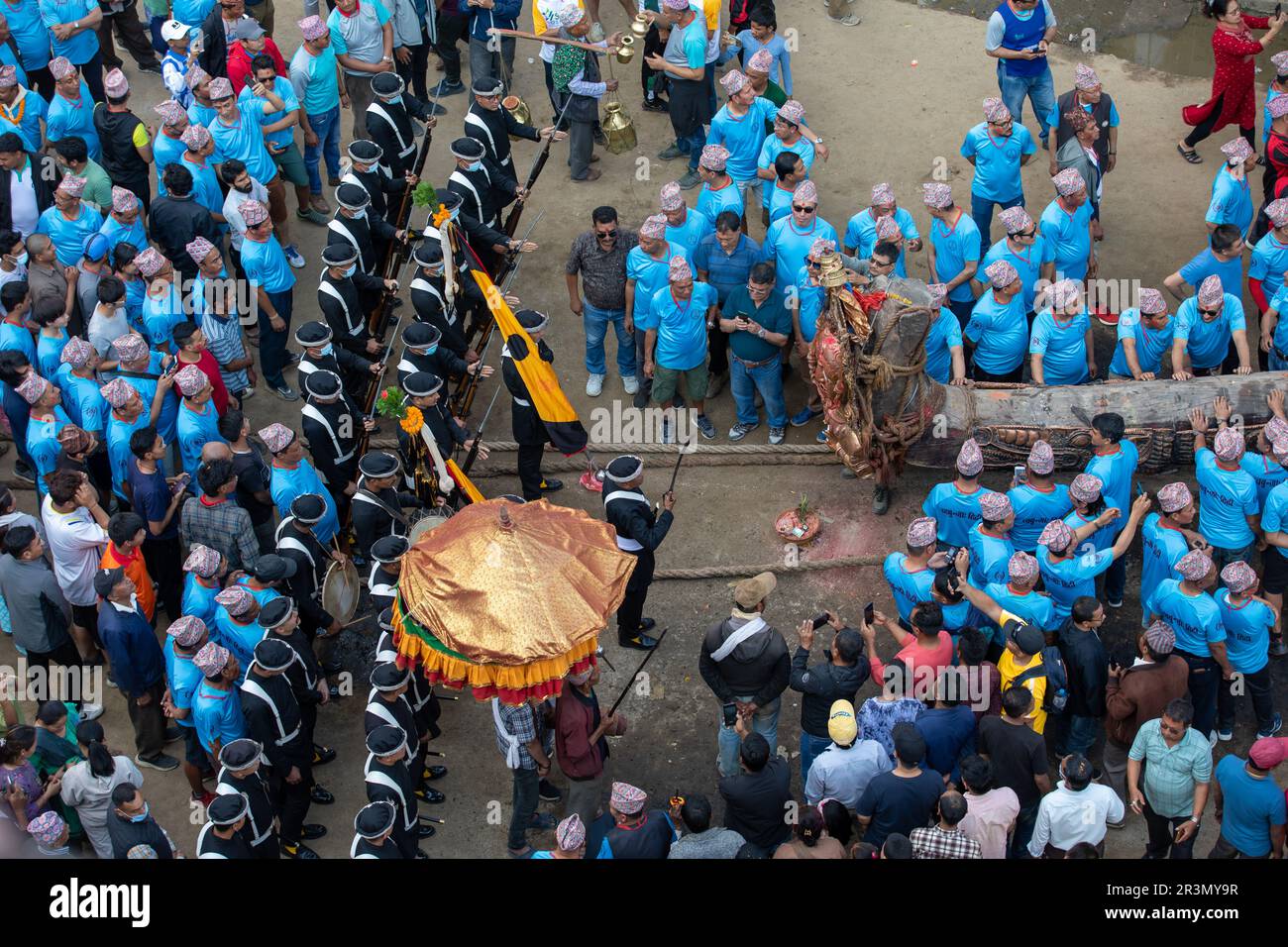 Rato Machhindranath Jatra - Festival of Nepal Stock Photo - Alamy